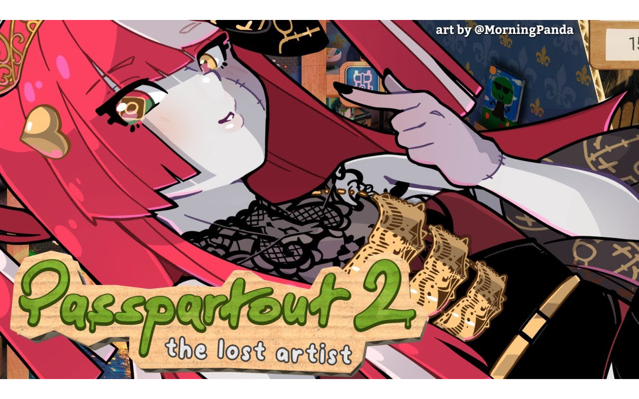 【PASSPARTOUT 2】THIS TIME WITH A PENTABLET!【Hololive ID 2...