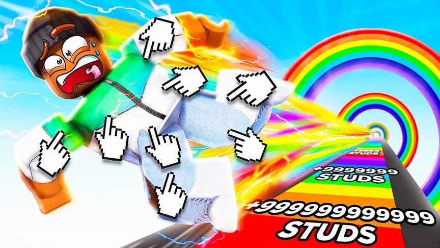 Roblox冲刺模拟器:疯狂点到手抽筋!像炮弹一样飞出去!