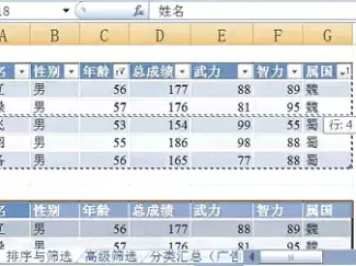 Excel 2007视频教程15-数据筛选和排序