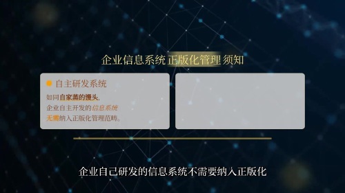 以下软件类型通常不纳入企业软件正版化