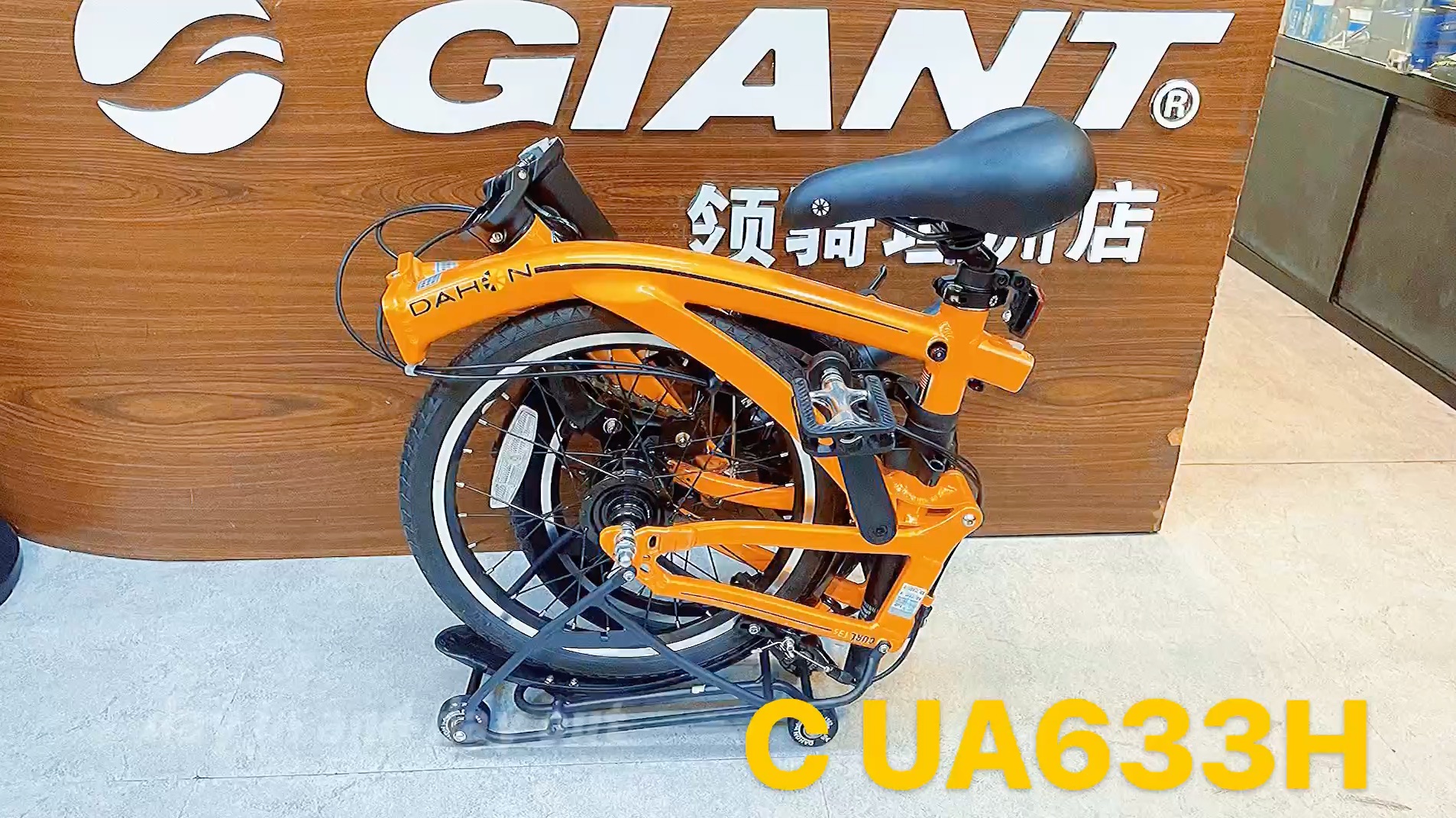 大行折叠车 CUA633 H 推着走的自行车