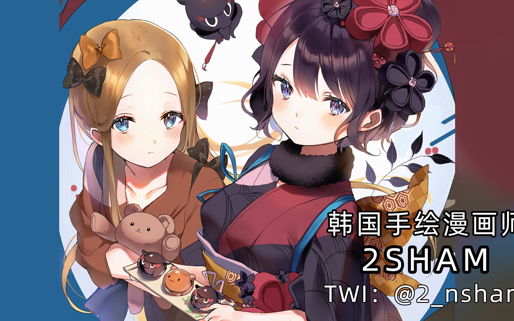 温柔可人的元气美少女插画,人物及背景刻画细腻、画面唯美