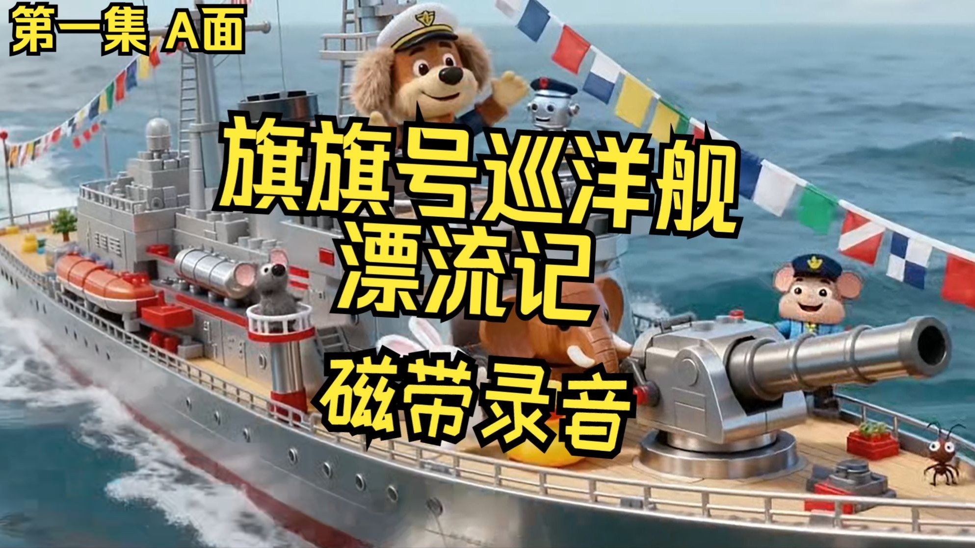 怀旧《旗旗号巡洋舰漂流记》磁带录音(中国电影出版社)