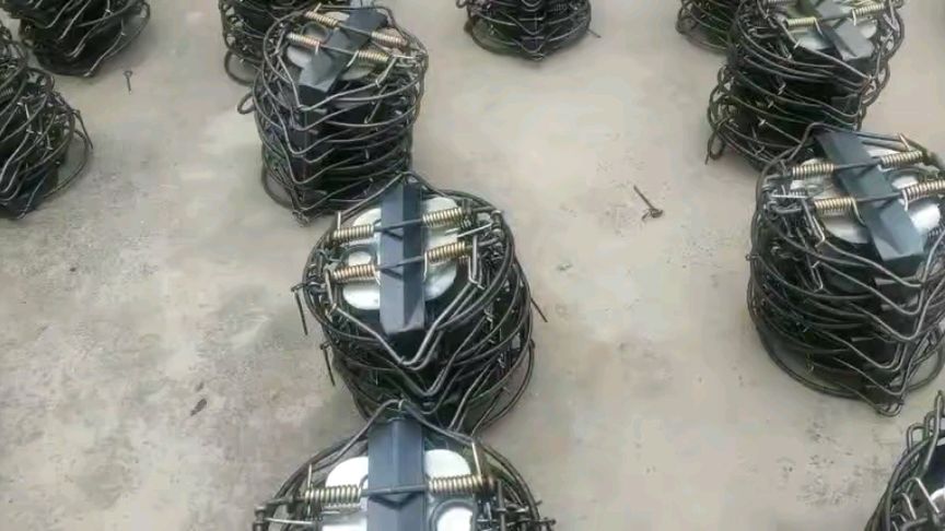 16双板黄色弹簧钢丝夹