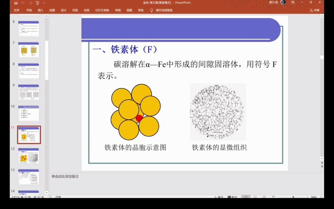 铁碳合金组织与性能