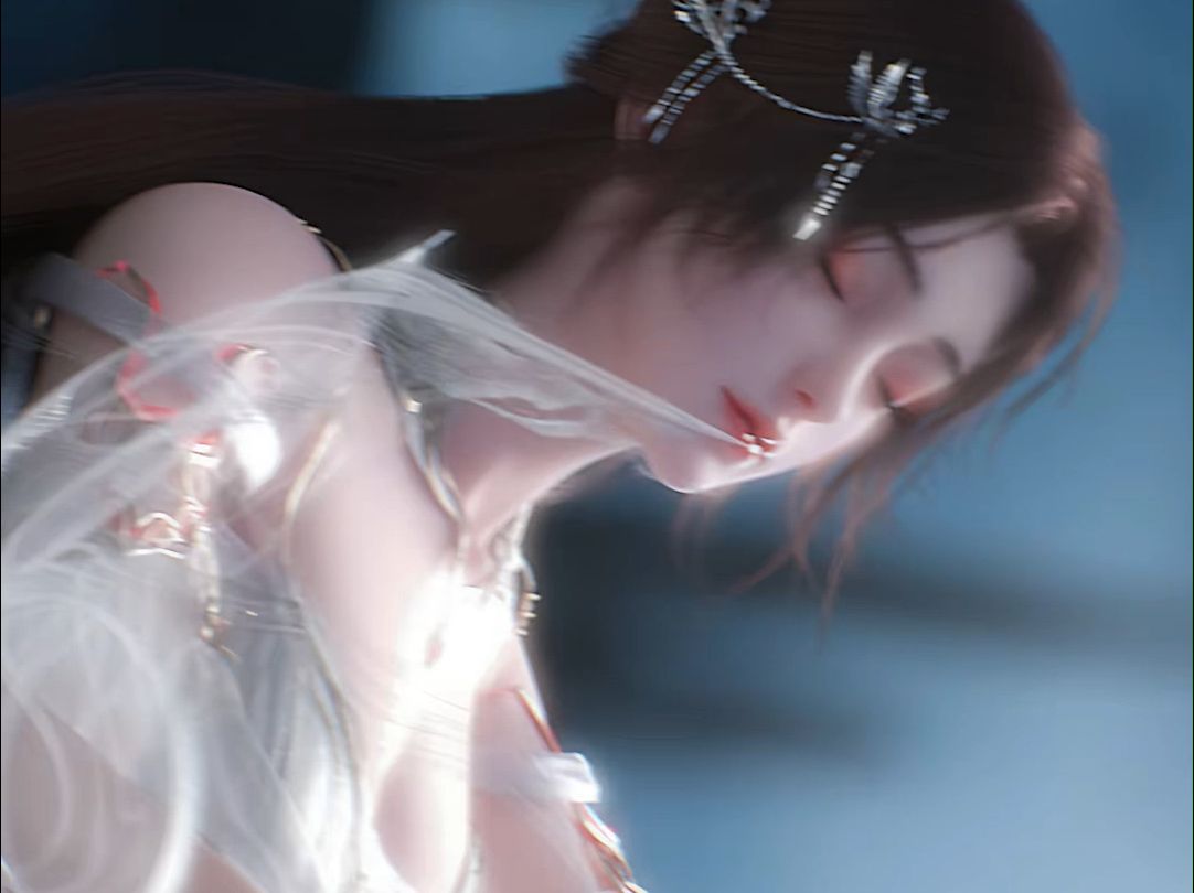 国漫女神火灵儿:双生形态惊艳登场,白色纱裙粉嫩仙气 #完美世界剧场...