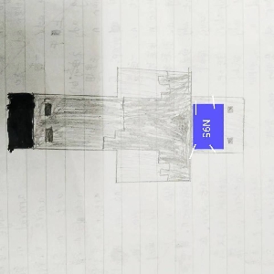 戴N95的notch 