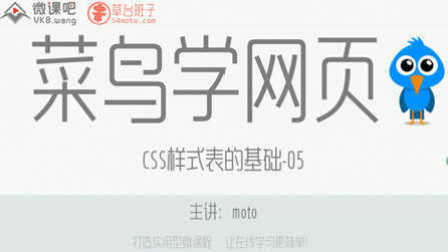 010 - 菜鸟学网页设计 - CSS样式表基础5