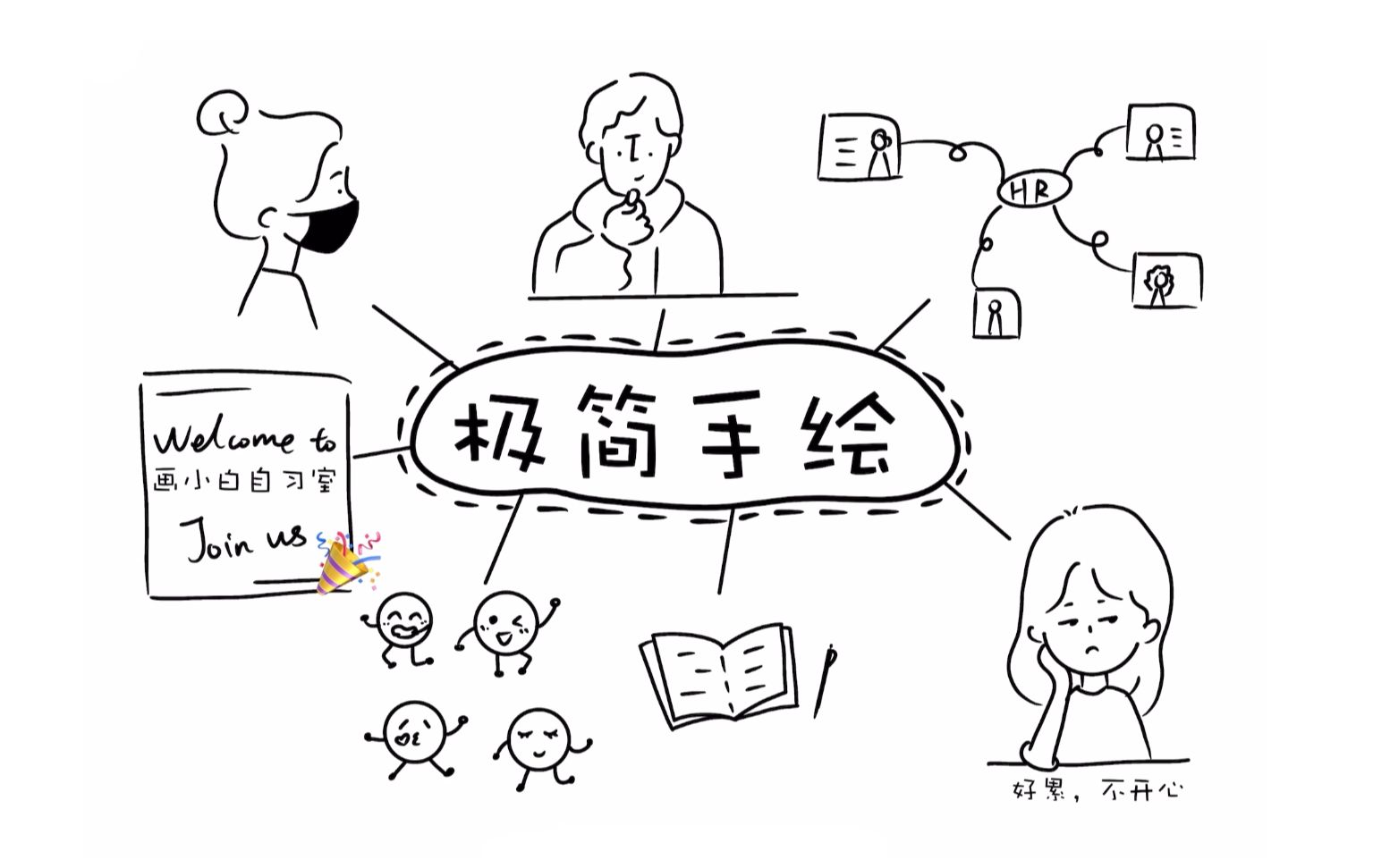 【极简手绘】零基础学画画|就这么简单