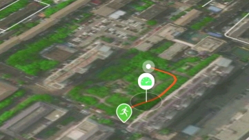 2021.1.2 华为运动健康 跑步动态轨迹记录