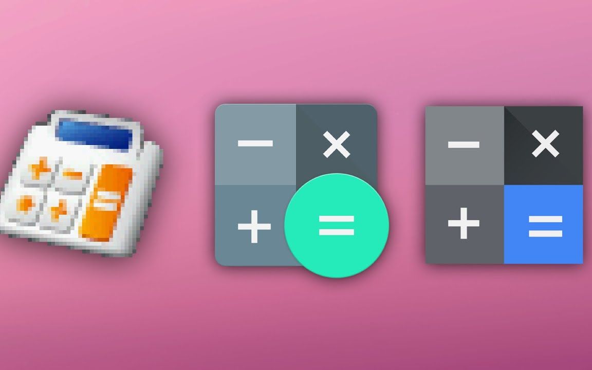 Android 图标发展史 - 计算器