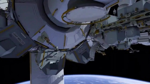 太空漫游:这个动画模拟了宇航员出舱后的工作