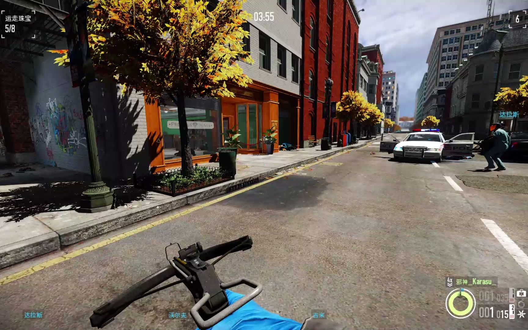 PAYDAY 2 蝰蛇手雷解锁,枪林弹雨(三头)难度及以上,身穿医护工装使用...