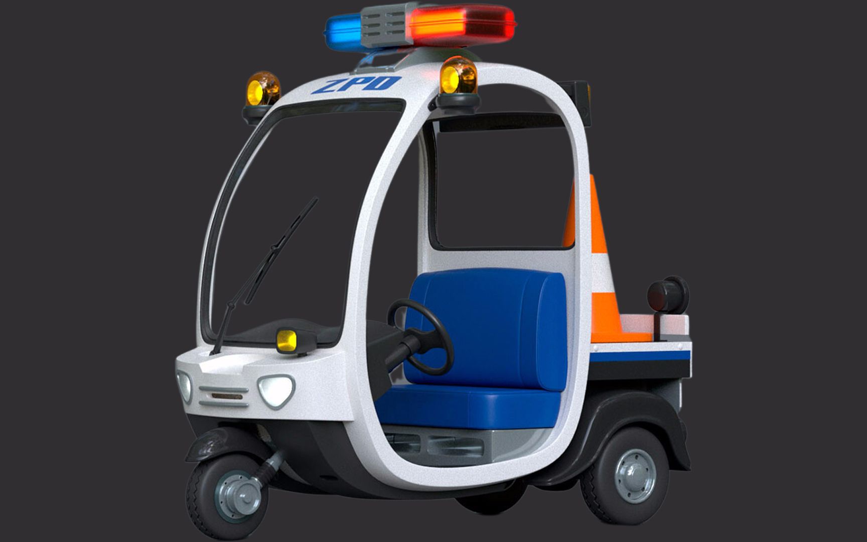 【3dmax建模】超详细警车建模教程,车身、轮胎零部件布线、卡线讲解...