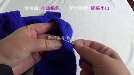 ...编织 手工编织山羊绒棒针套头衫衣服 袖子织法及缝合视频教程(中集)