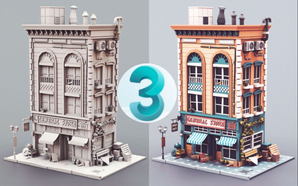 【3DMAX建模】零基础建模学习案例,模型布线,建模思路超全流程讲解~