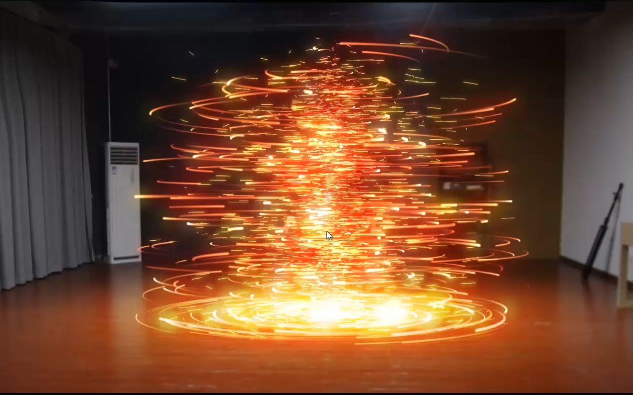 【AE教程】超炫酷的AE特效飞火流星传送教程