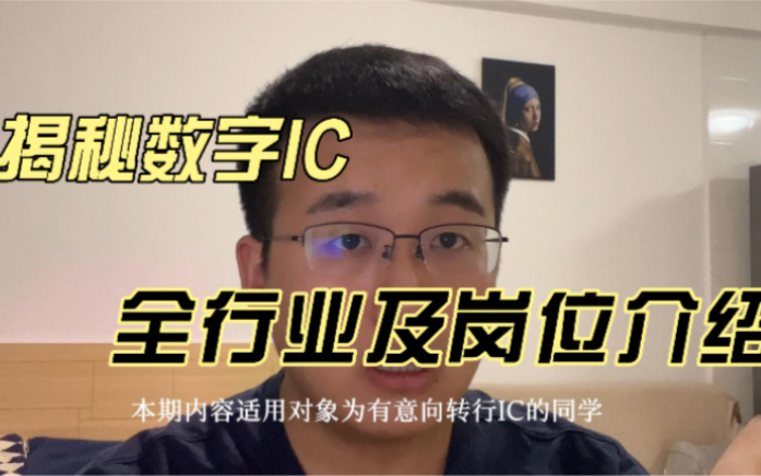 一个平平无奇的数字IC行业科普视频