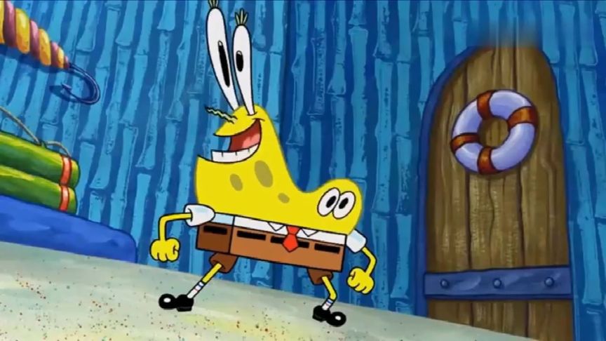 《海绵宝宝》超级诡异的一集,疯狂模仿取悦别人却变成了一个怪物