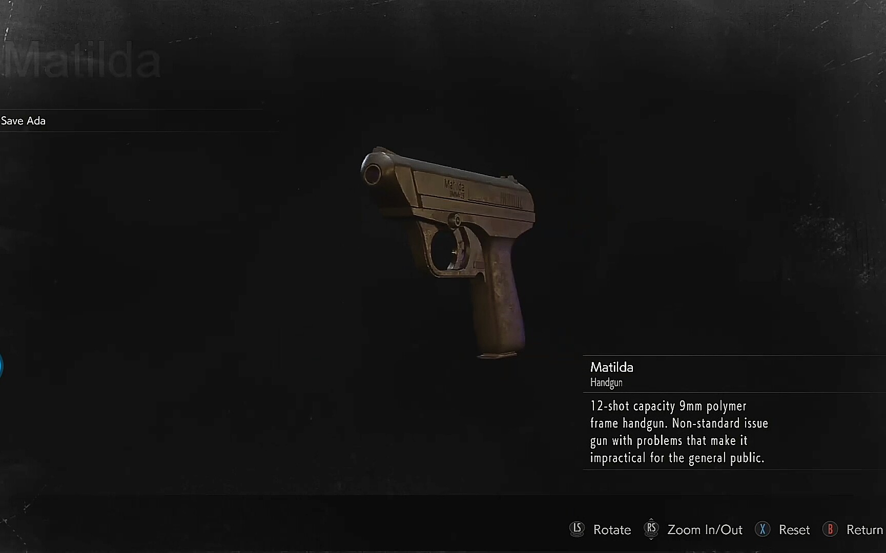 生化危机2重制版全武器模型、装弹过程、射击效果一览