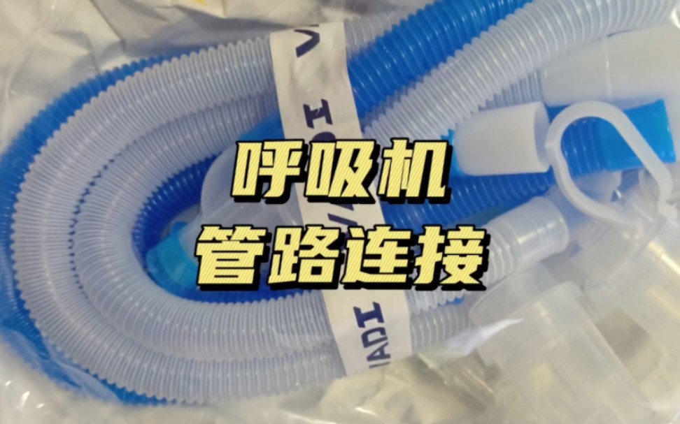 有创呼吸机管路的连接方法