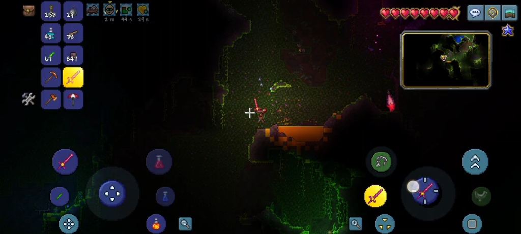 泰拉瑞亚手机版,小萌新-1-探索丛林