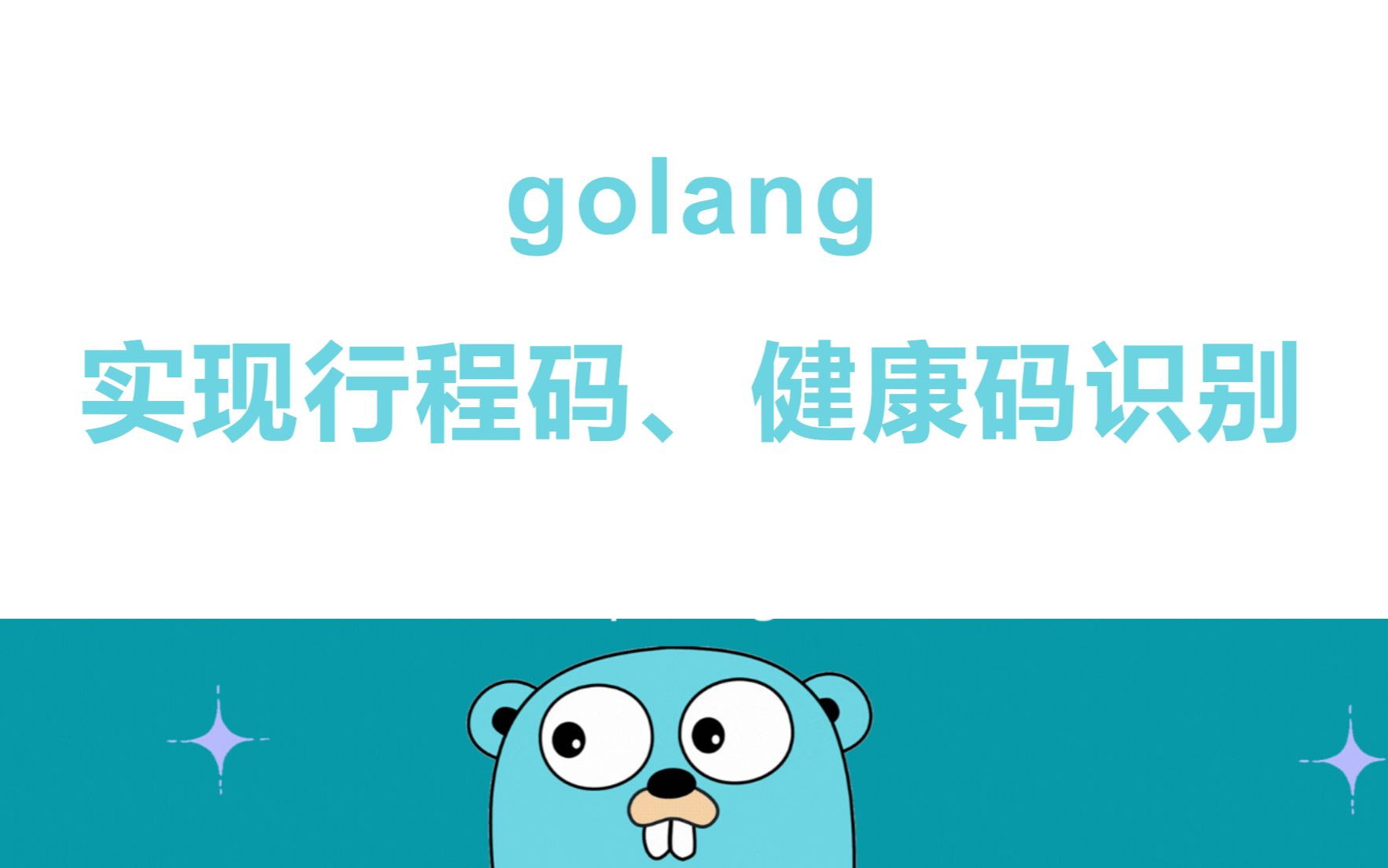 【golang云原生】 golang实现行程码、健康码识别-协程 | orm | rpc | 微...