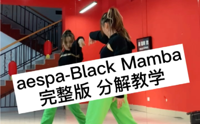 【炫舞国际】aespa-Black Mamba(黑曼巴)完整版舞蹈 镜面分解教学