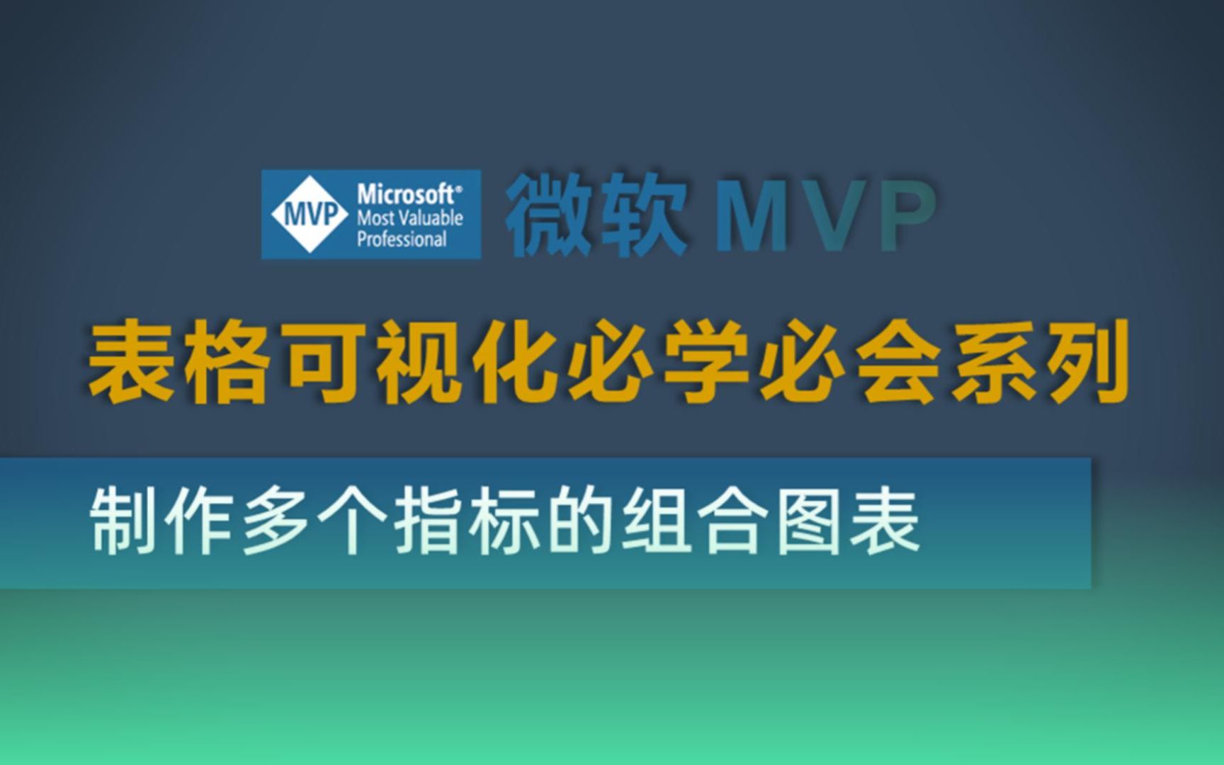 【第94期】制作存在多个指标的可视化图表