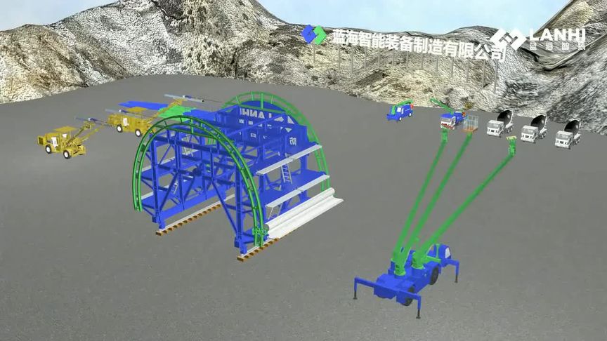 隧道施工全流程动画展示