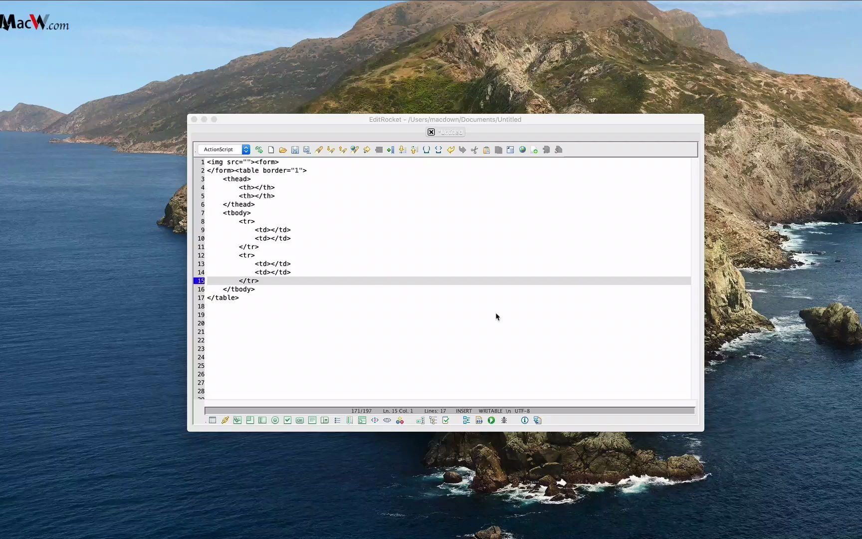 EditRocket for Mac(文本和源代码编辑器)