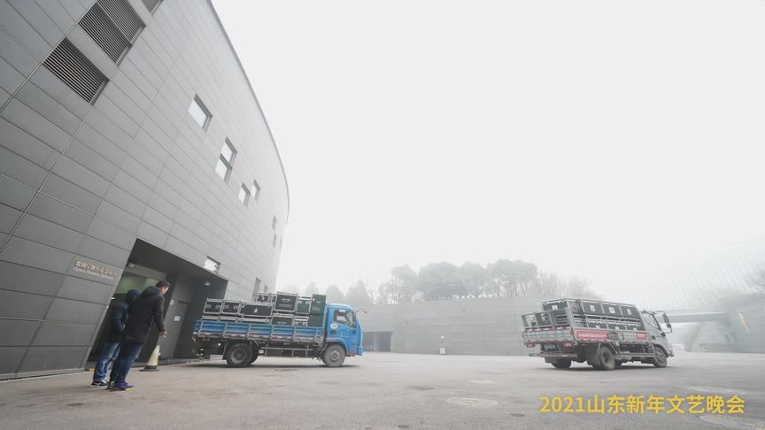 2021新年文艺晚会,恢弘场景舞台搭建影像纪实