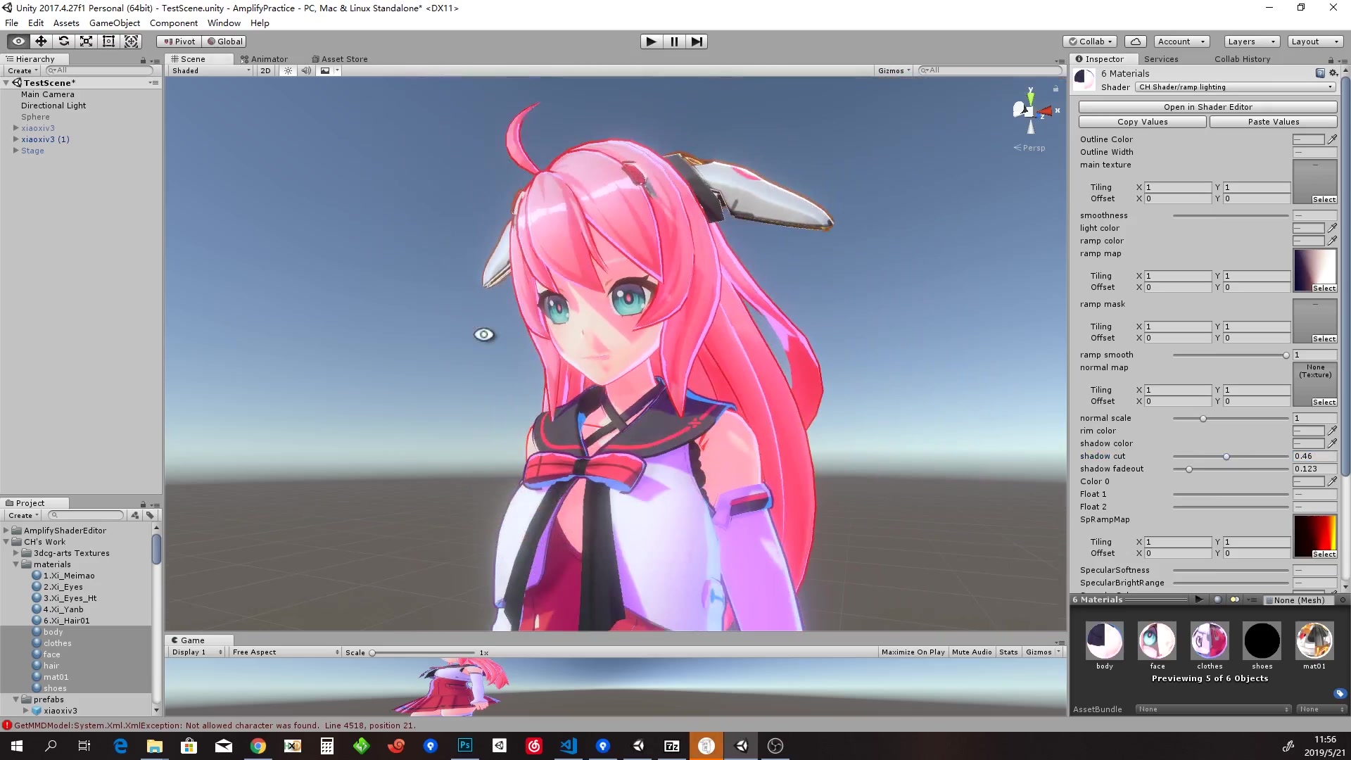 Unity卡通渲染Shader展示