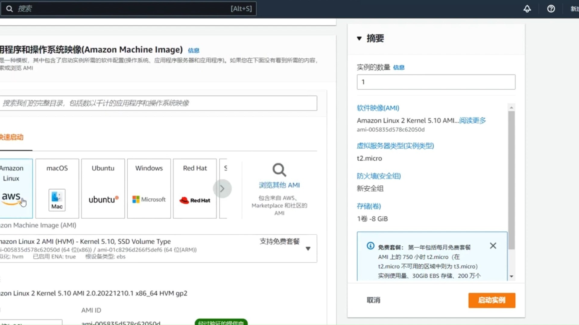 亚马逊云EC2实例全攻略:从创建到防火墙设置,手把手教你白嫖VPS!