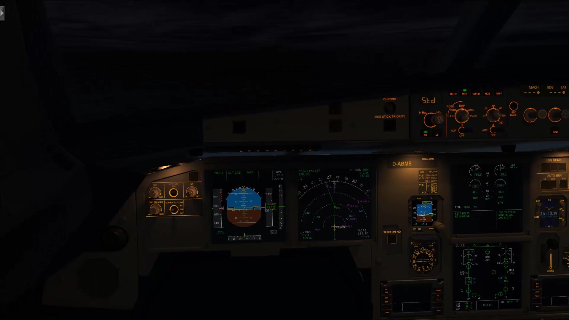 阿光FSX模拟飞行训练营【第一季】番外篇 空客AS A320驾驶舱欣赏+...