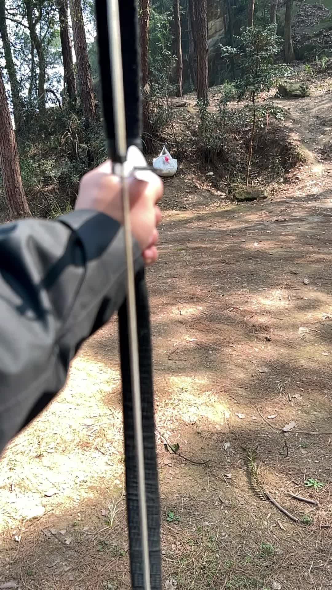 传统弓如何用延长线瞄准与如何把箭射直