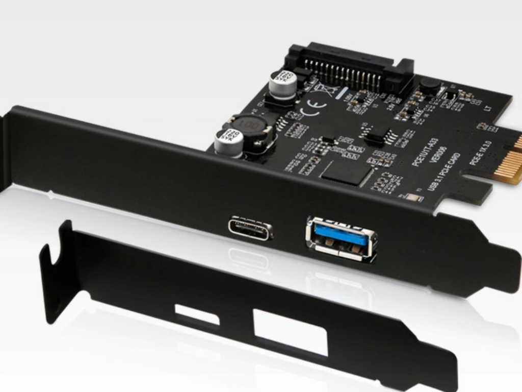 登昌恒UTB237(A) USB3.1转PCI-E扩展卡 typec视频高清采集卡转接卡