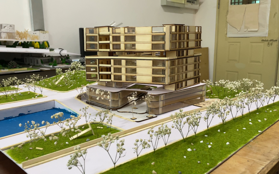 嘉应学院2022届建筑学毕业设计模型