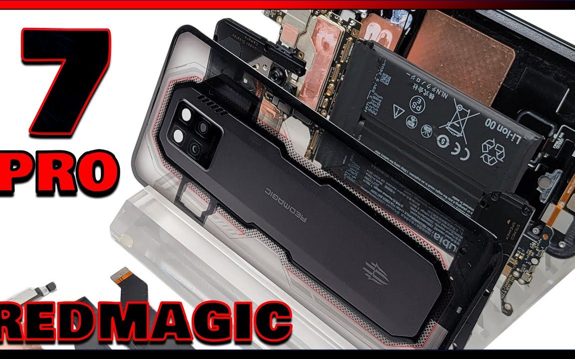 【手机测评】努比亚红魔 7 Pro 拆解修复视频