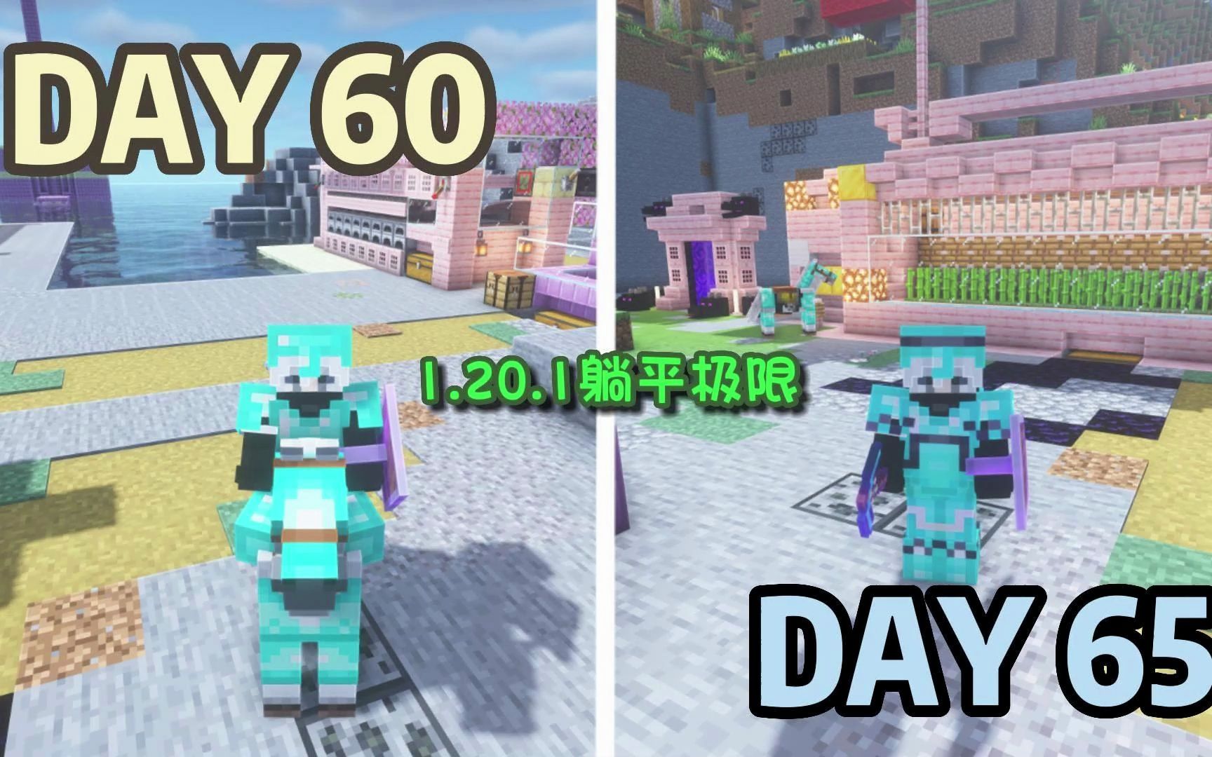 【躺平】1.20.1极限生存,被一只马拒绝了九次,我自闭了_单机游戏热门...
