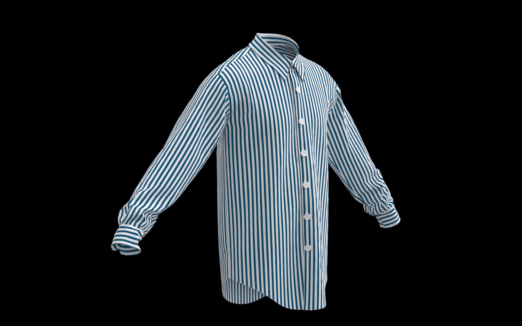 clo 3D制作衬衫-1