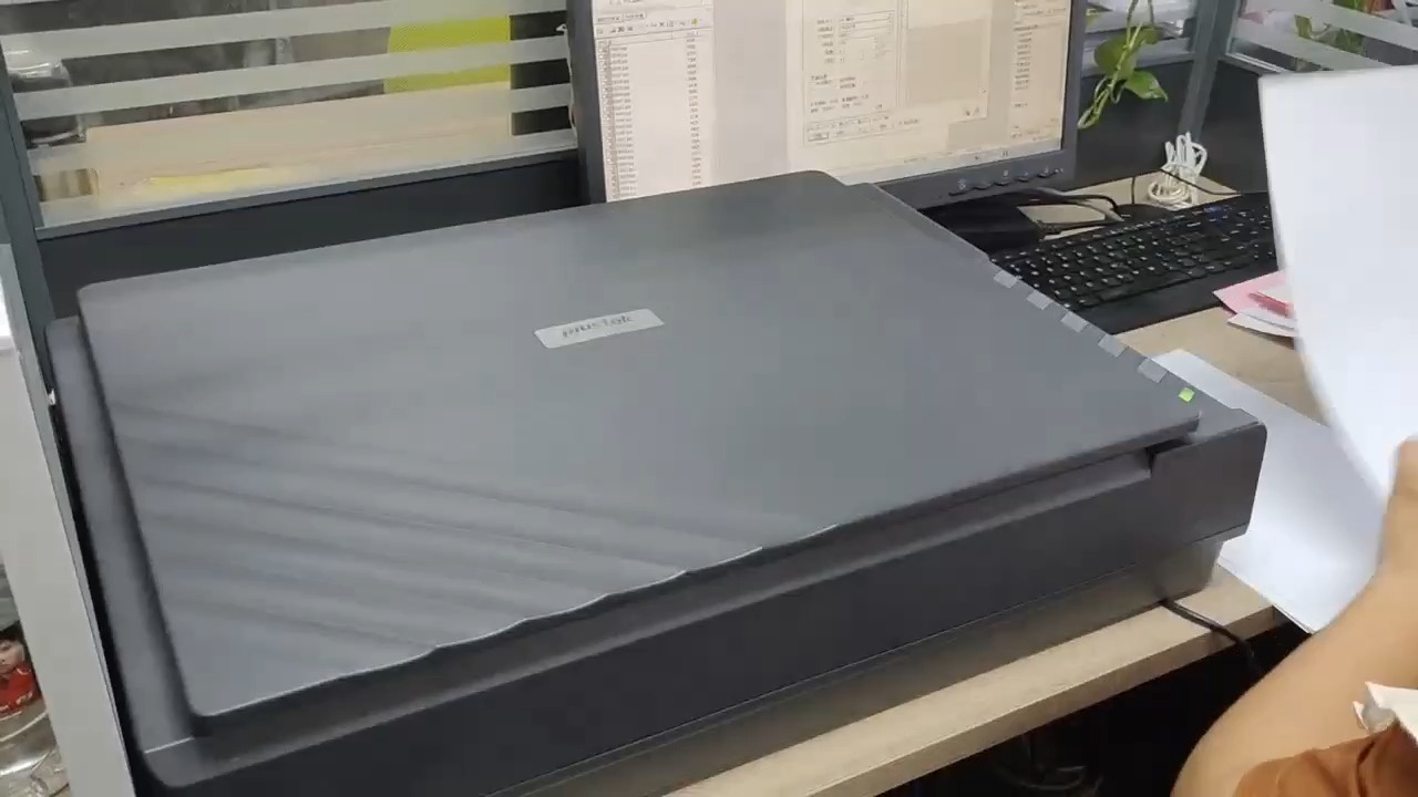 精益(Plustek) OpticPro A380plus档案文档高速彩色数字化加工A3平板...