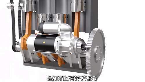 起动机是怎样发动汽车的,汽车发动机启动马达工作原理