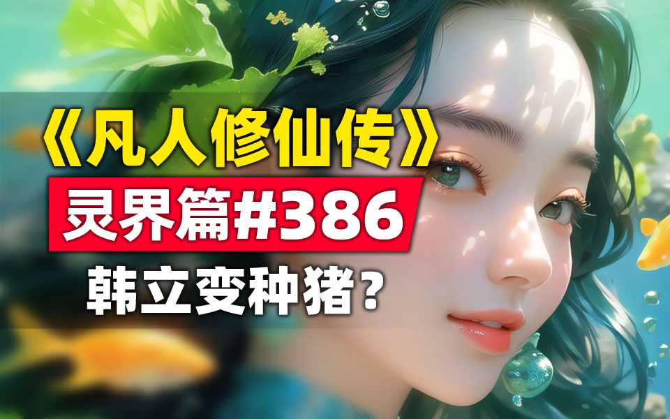 《凡人修仙传》灵界篇#386原著小说故事,返回灵界,韩立变种猪?