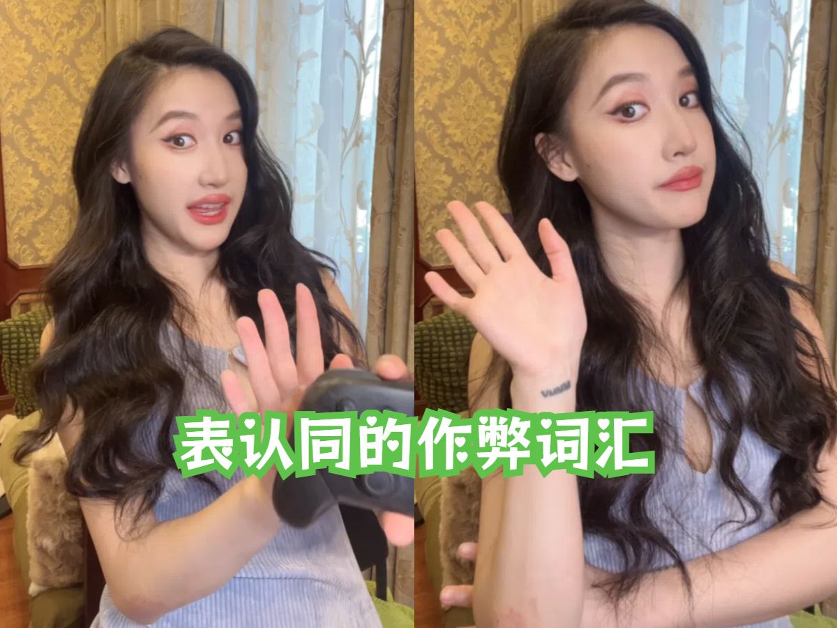 表认同的作弊词汇