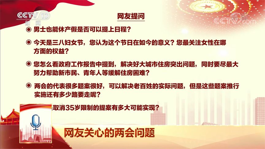 [两会1+1] 聚焦两会热点:网友关心的两会问题