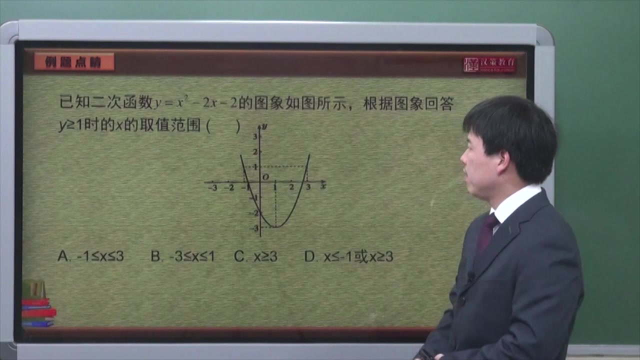 初中数学9年级下册第26章第2节知识点3用图象法估算一元二次方程的...