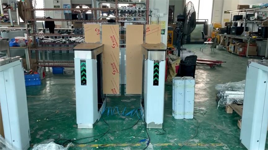 智能人行通道管理系统刷卡通行门禁机人脸识别门禁通道闸