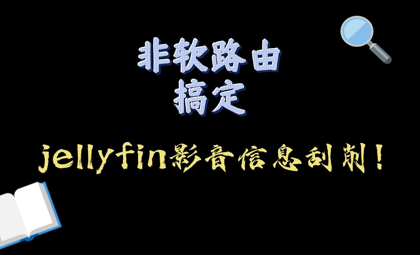 普通路由搞定Jellyfin使用TMDb影音信息刮削!