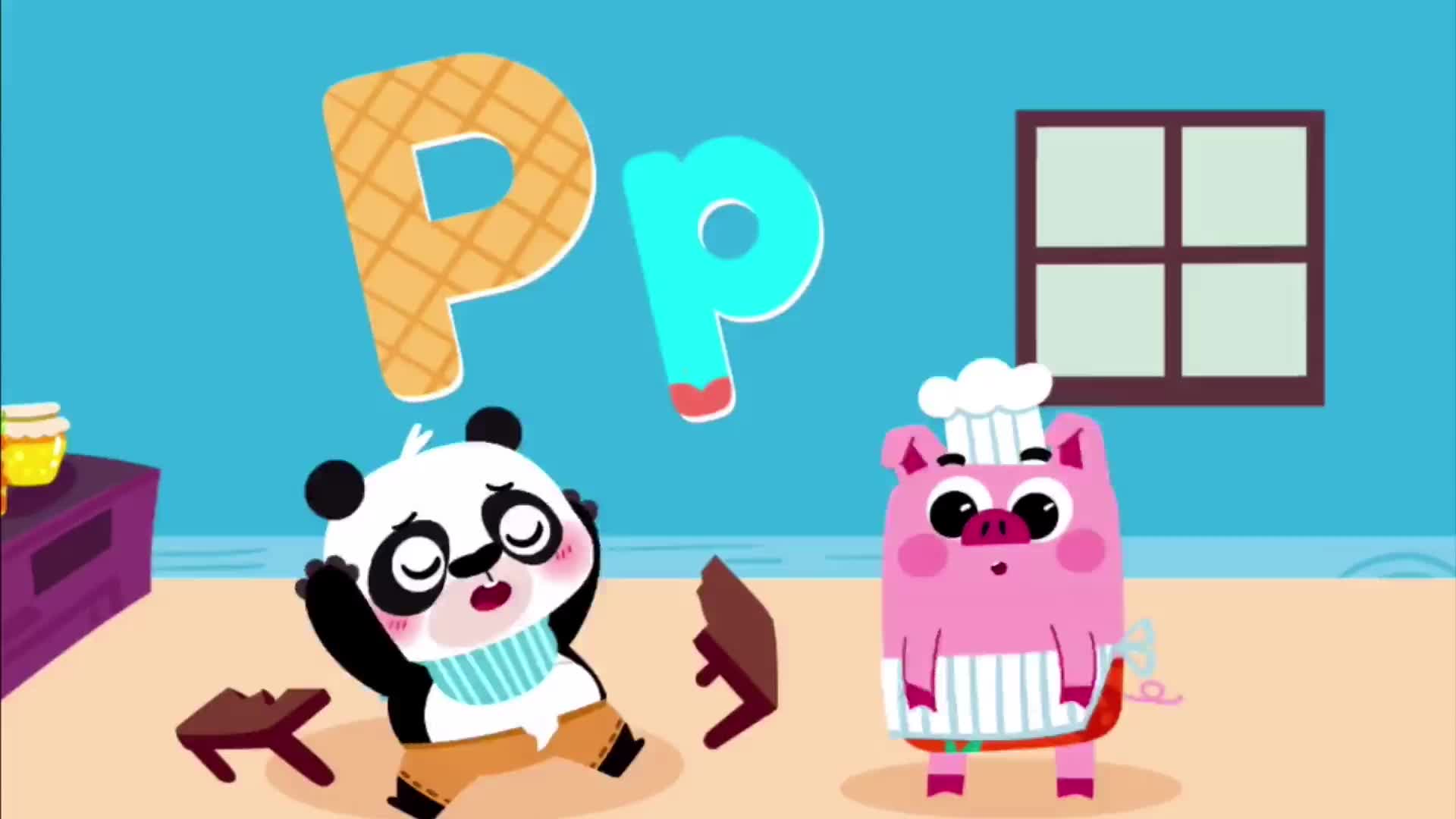 贝壳学堂自然拼读课-字母P